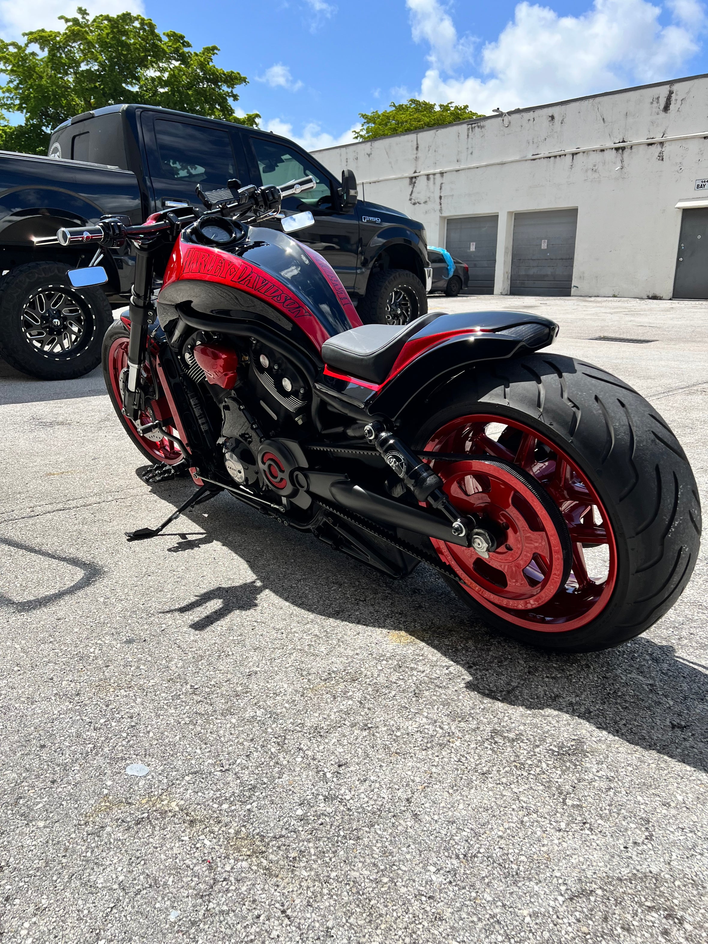 Harley V-Rod Air Ride Kit | Backyard Air Suspension & Innovations, LLC.