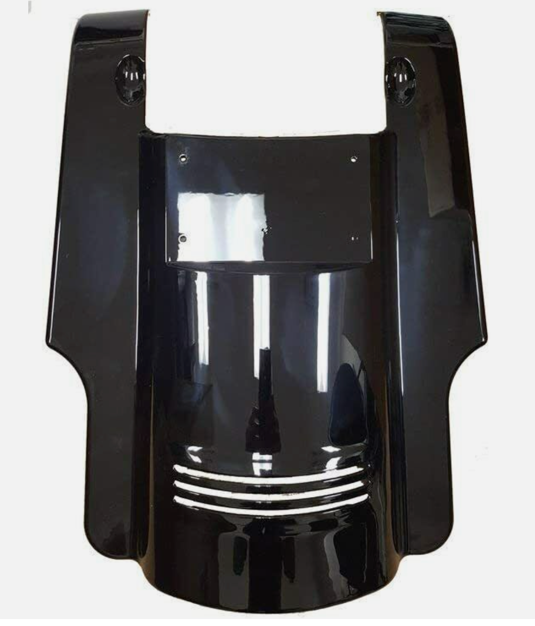 Harley Vivid Black Fender Extension | Backyard Air Suspension ...